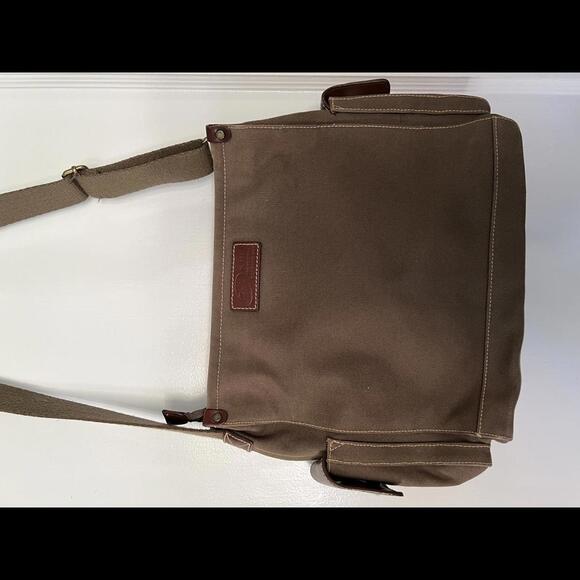 Fossil | Bags | Fossil Canvas Messenger Bag | Poshmark